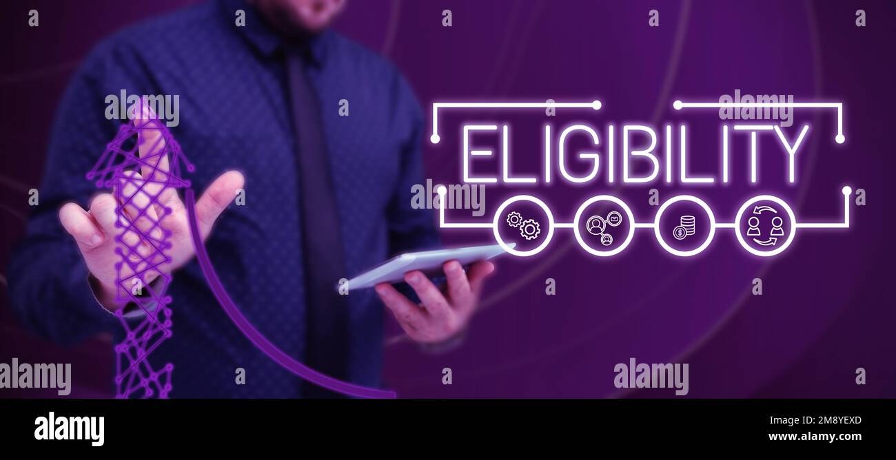Conceptual caption Eligibility. Internet Concept State of having the ...
