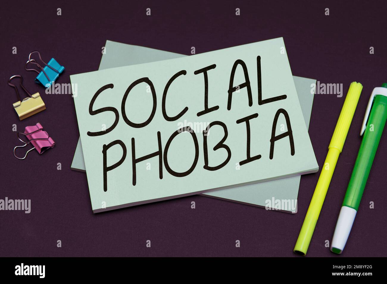 Inspiration showing sign Social Phobia. Internet Concept overwhelming ...