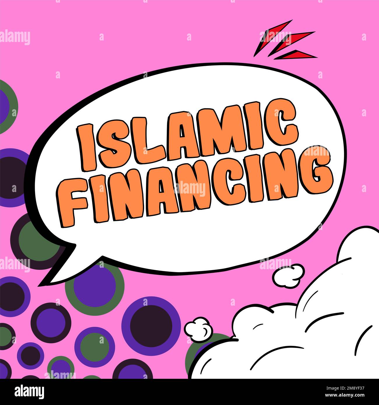 Conceptual display Islamic Financing. Business concept Banking activity ...