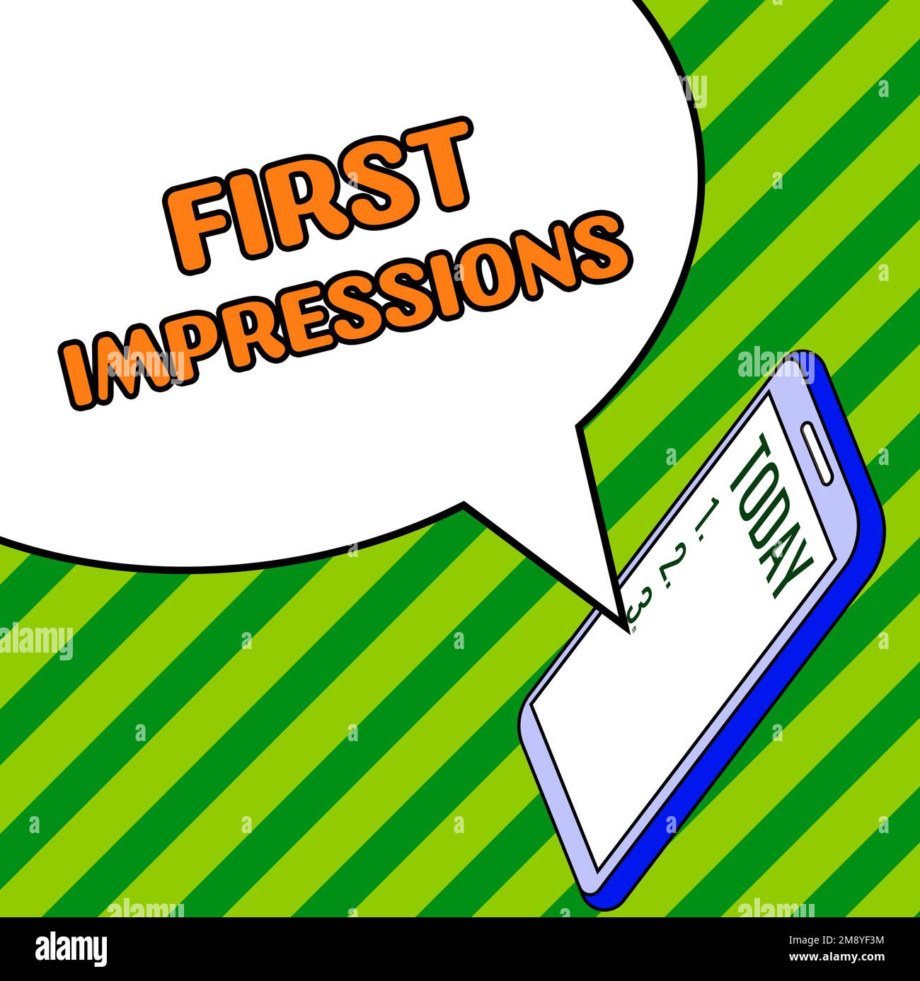 Text sign showing First Impressions. Internet Concept What a person ...