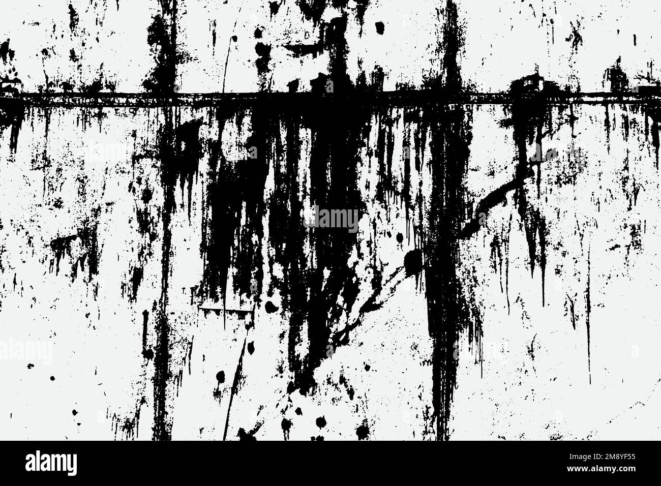 rusty iron texture background in black and white color EPS vector ...
