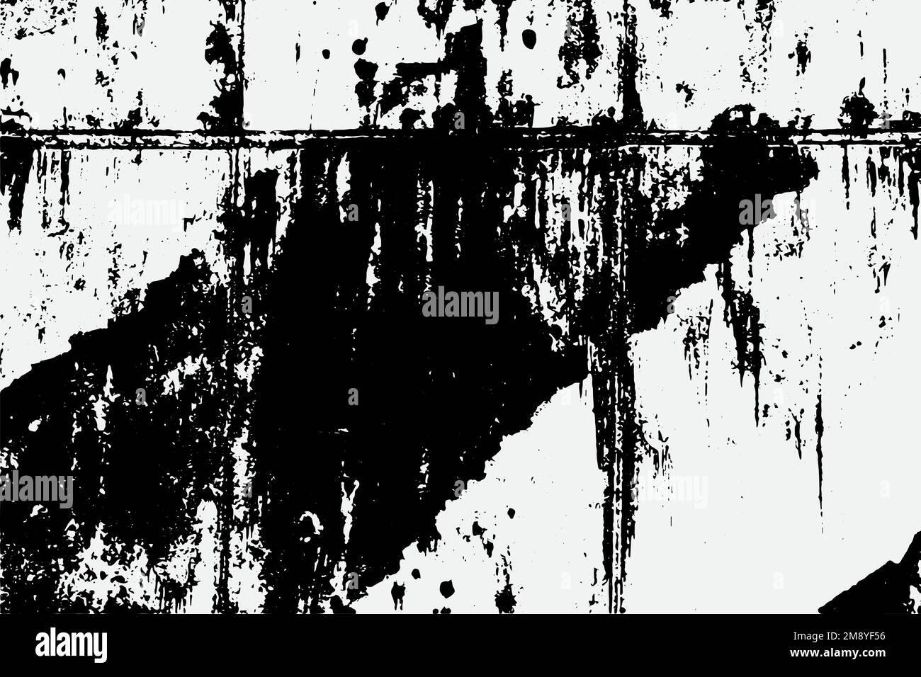 rusty iron texture background in black and white color EPS vector ...