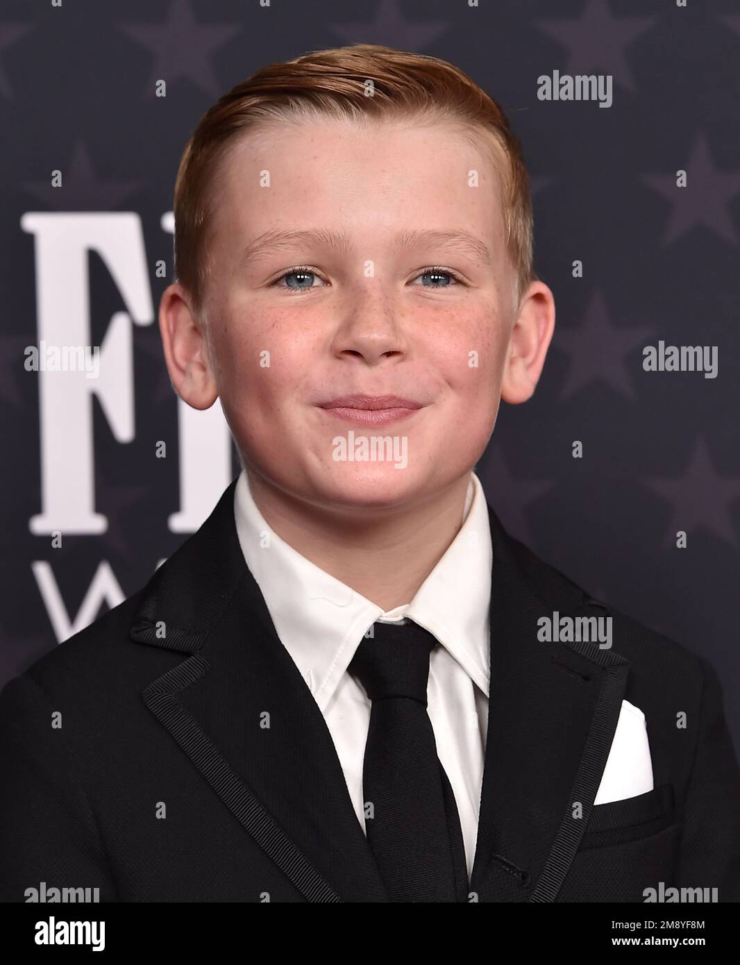 Los Angeles, USA. 15th Jan, 2023. Jude Hill arriving at the 28th Annual Critics Choice Awards ...