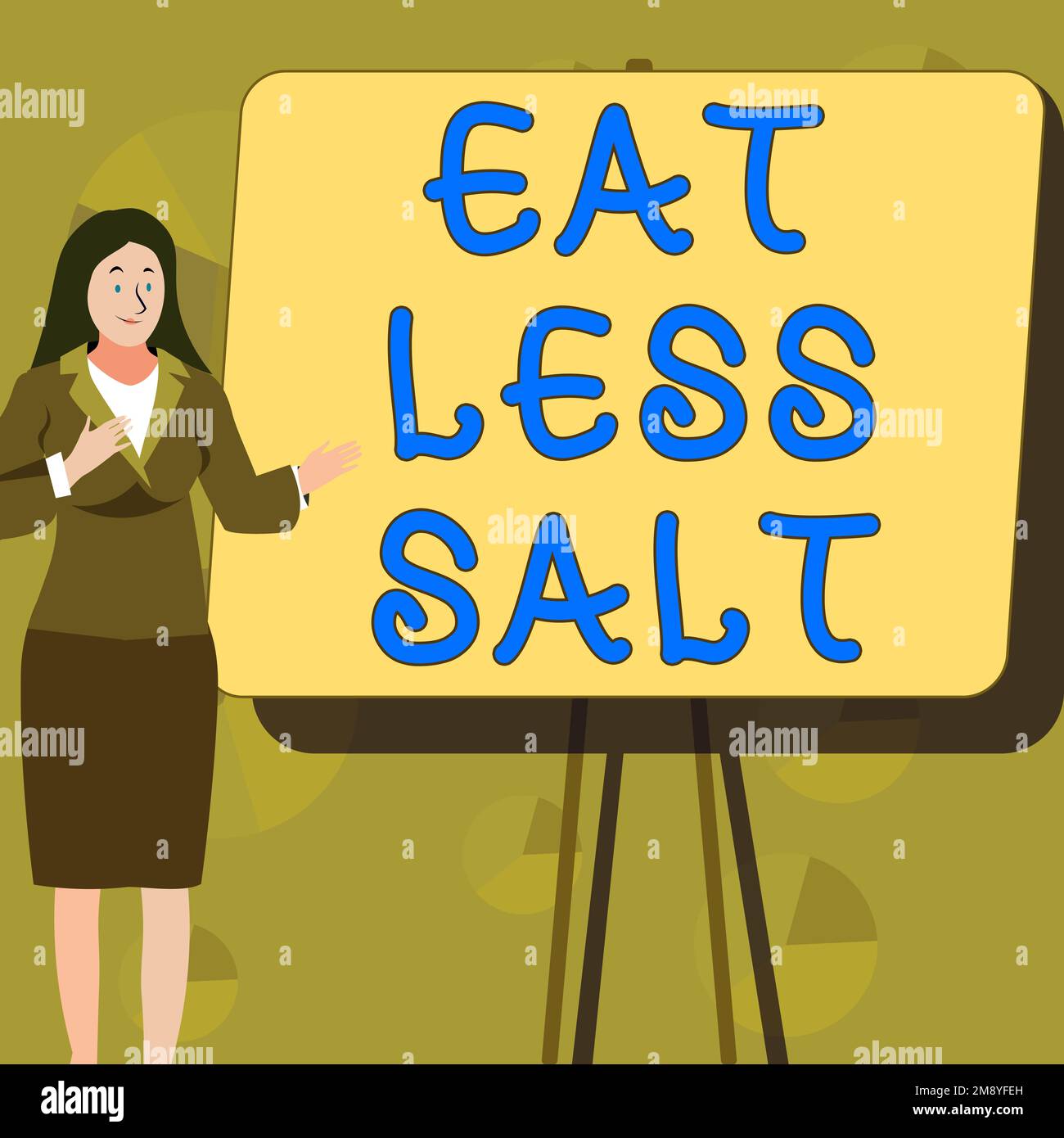 Text showing inspiration Eat Less Salt. Business concept reducing the ...