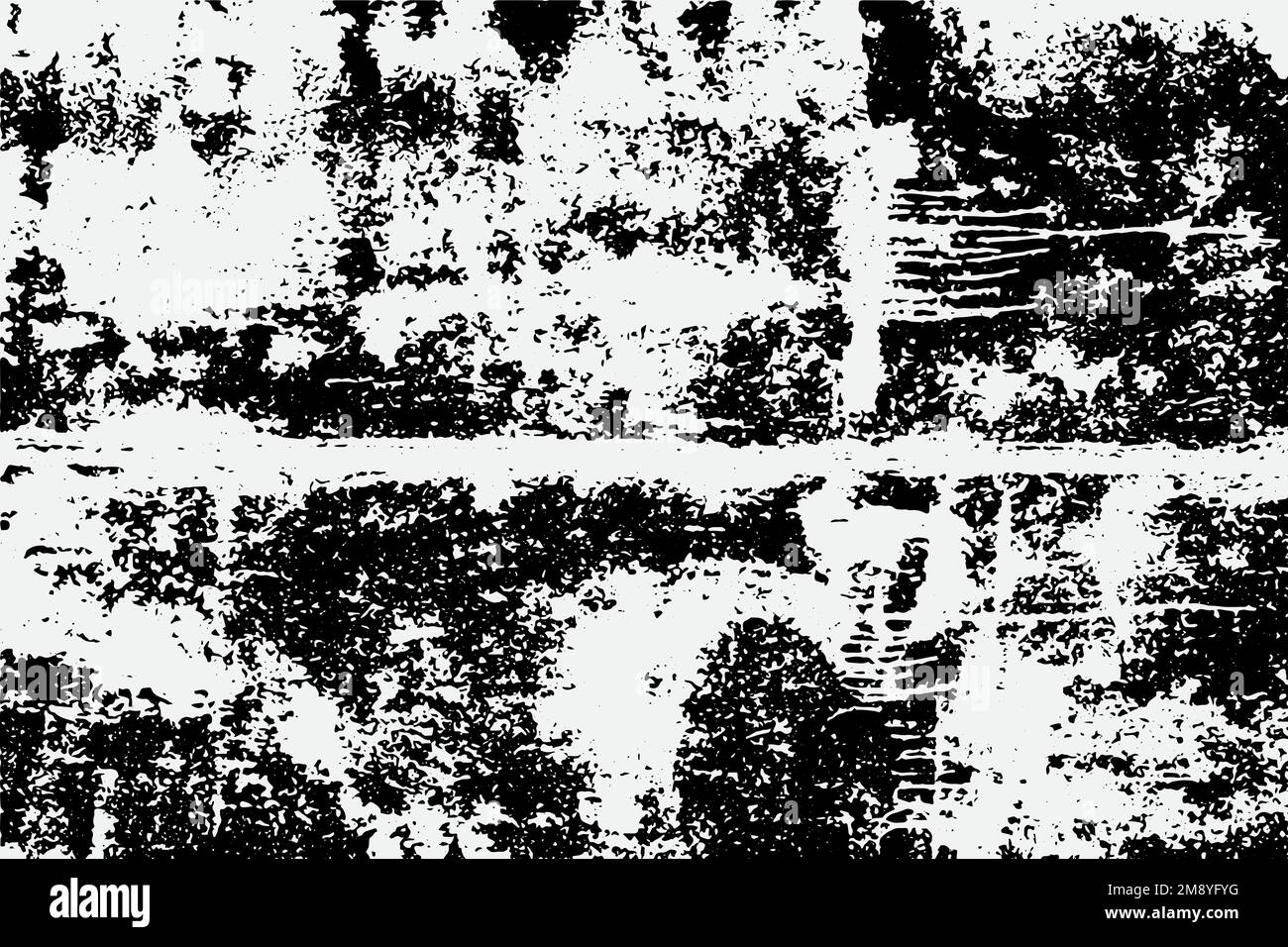 rusty iron texture background in black and white color EPS vector ...