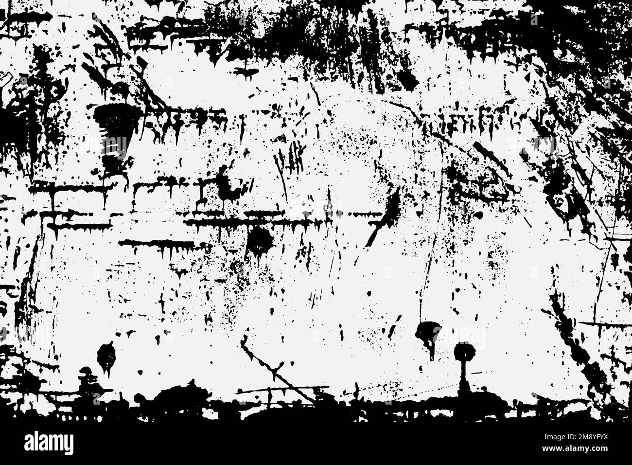 rusty iron texture background in black and white color EPS vector ...