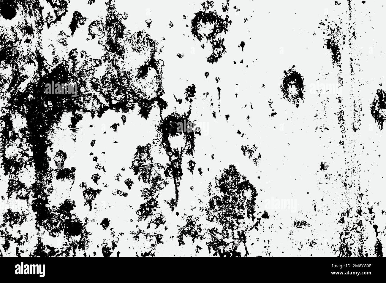 rusty iron texture background in black and white color EPS vector ...