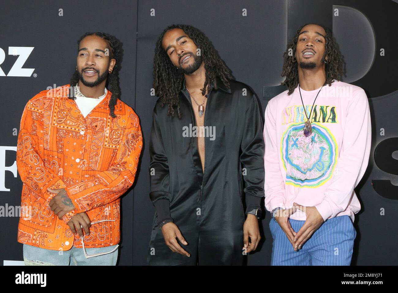 LOS ANGELES - JAN 5: Omarion Grandberry, O'Ryan Omir Browner, Kimani ...