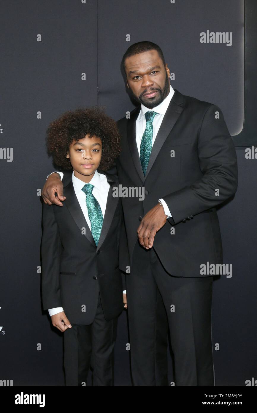 LOS ANGELES - JAN 5: Sire Jackson, Curtis Jackson at the "BMF" Season 2 ...