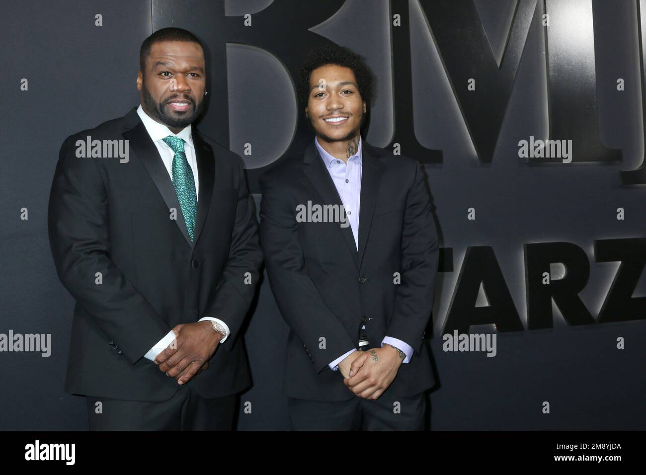 LOS ANGELES - JAN 5: Curtis Jackson, Demetrius Flenory Jr at the "BMF ...