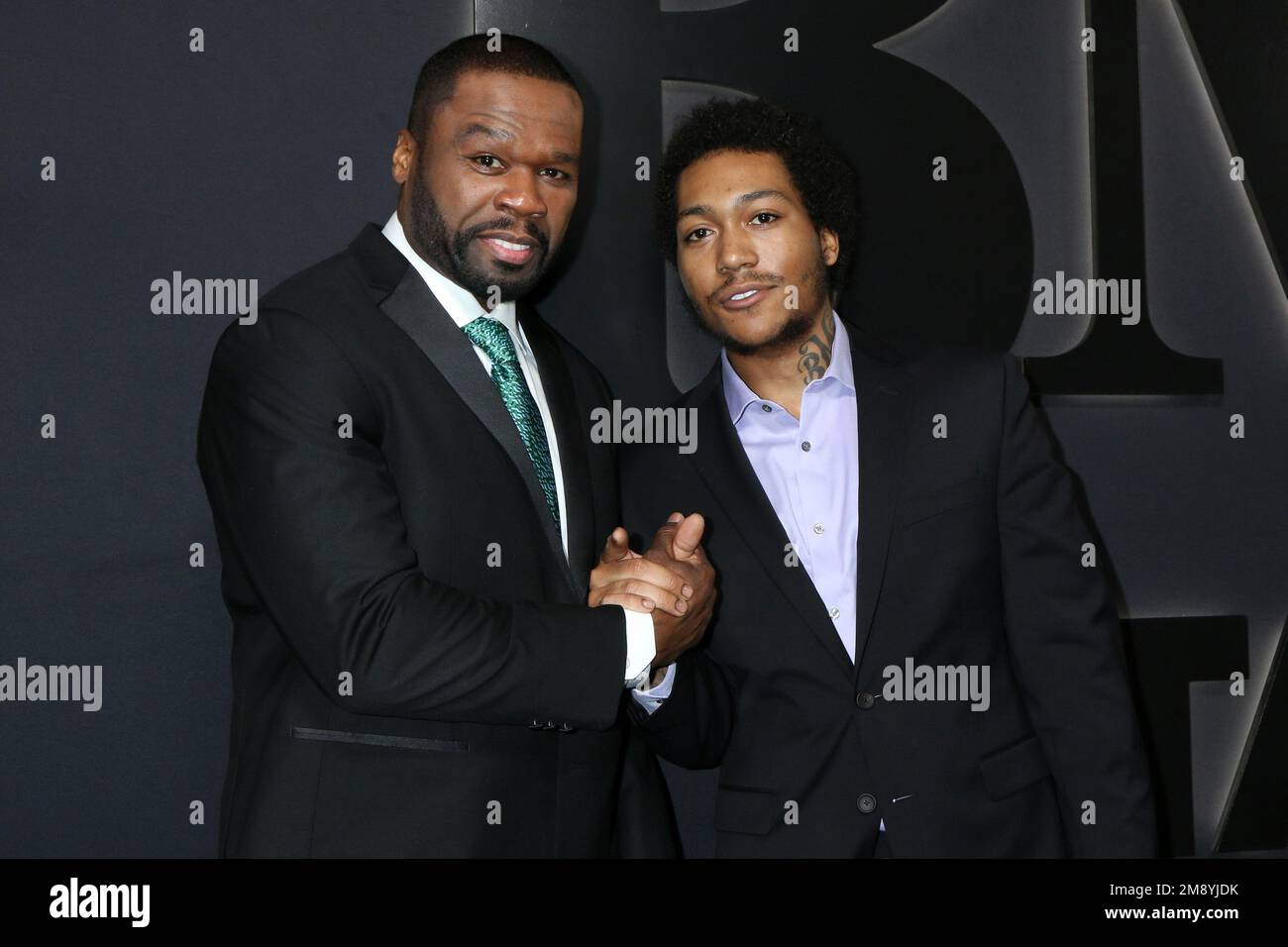 LOS ANGELES - JAN 5: Curtis Jackson, Demetrius Flenory Jr at the "BMF ...