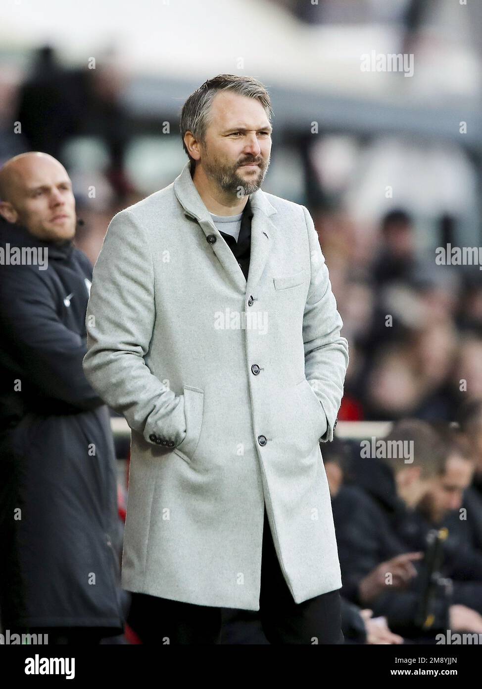DEVENTER - FC Utrecht coach Michael Silberbauer during the Dutch ...