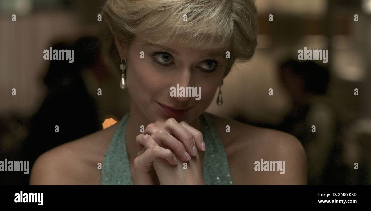 ELIZABETH DEBICKI in THE CROWN (2016), directed by PETER MORGAN. Credit ...