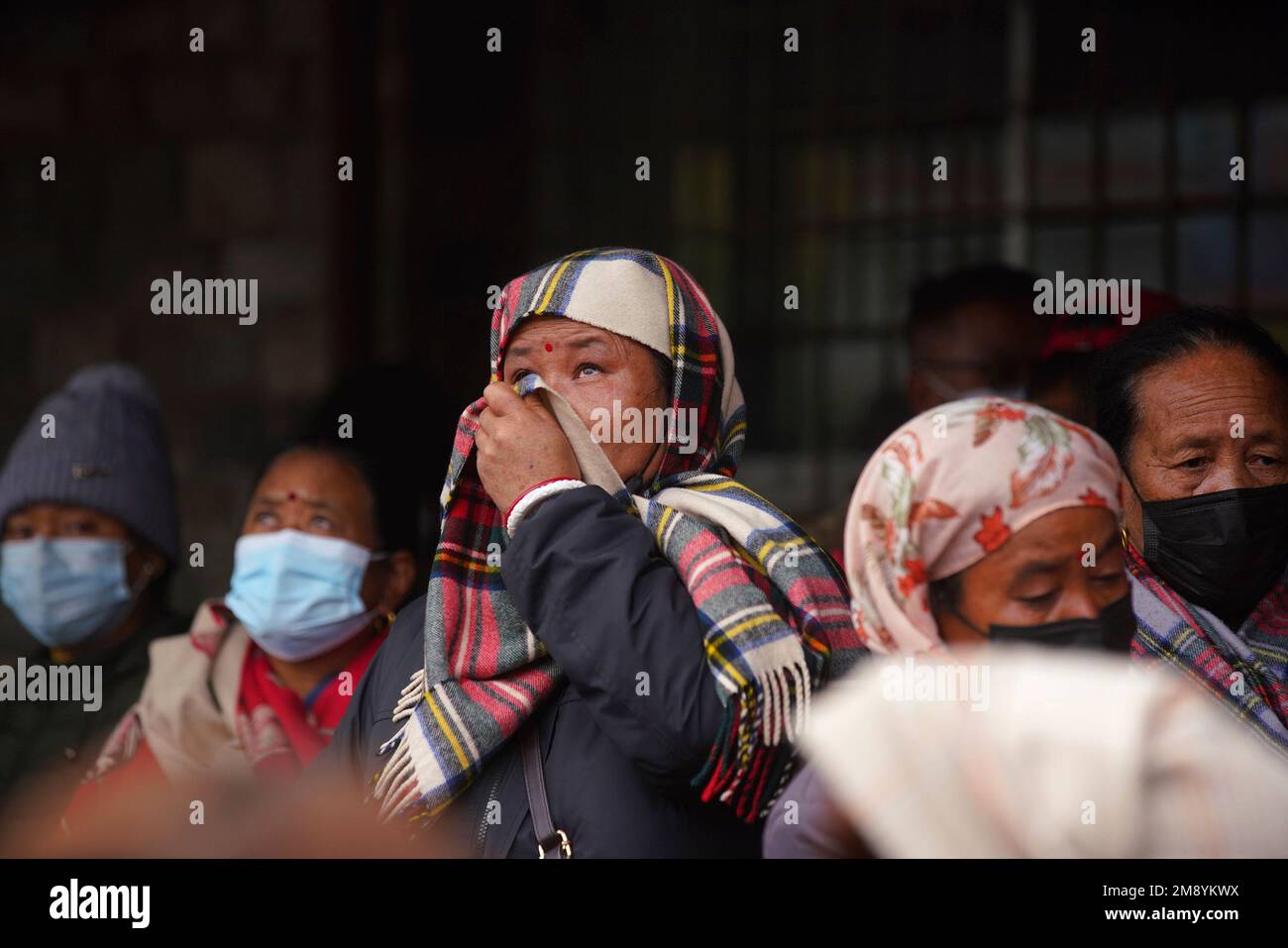 People Wait To Receive Bodies Of Friends And Relatives Victims Of A