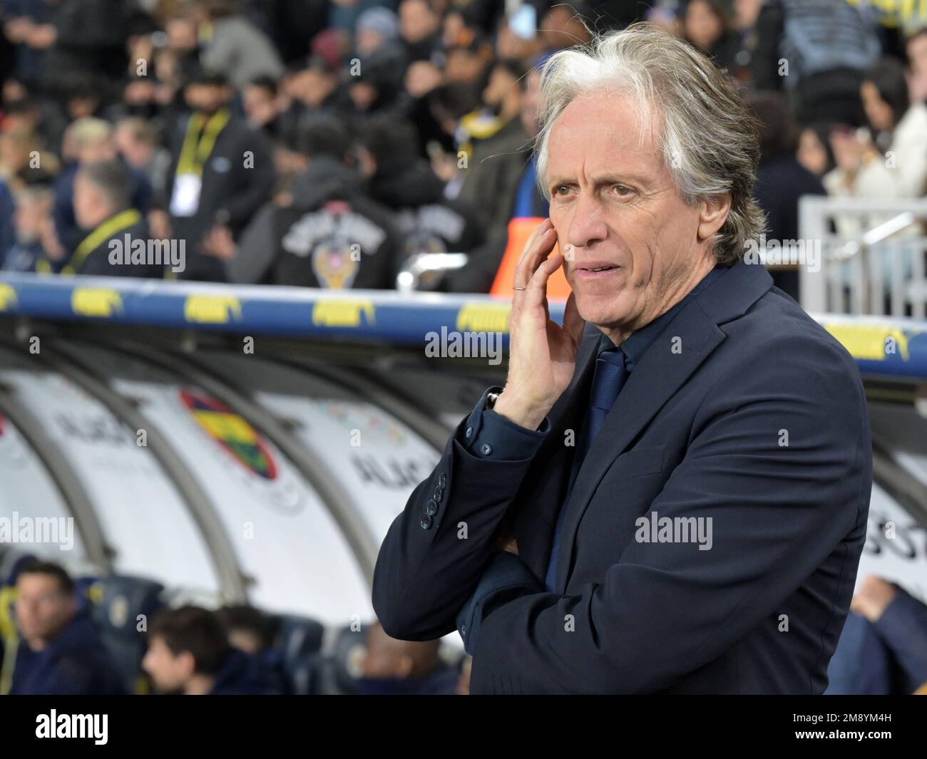 ISTANBUL - Fenerbahce SK trainer coach Jorge Jesus during the Turkish ...
