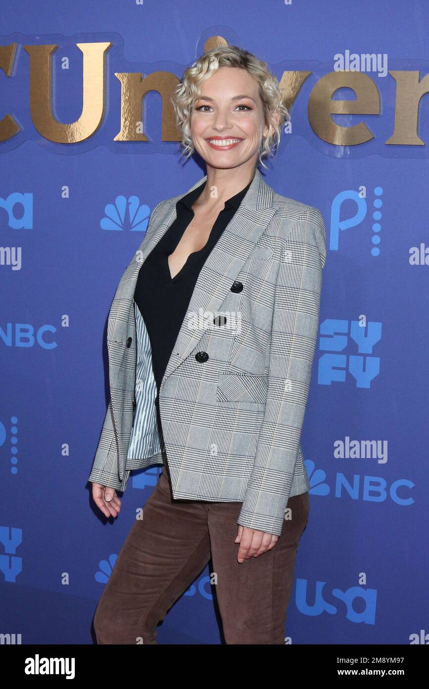 Pasadena, CA. 15th Jan, 2023. Perdita Weeks Photo Call for NBC ...