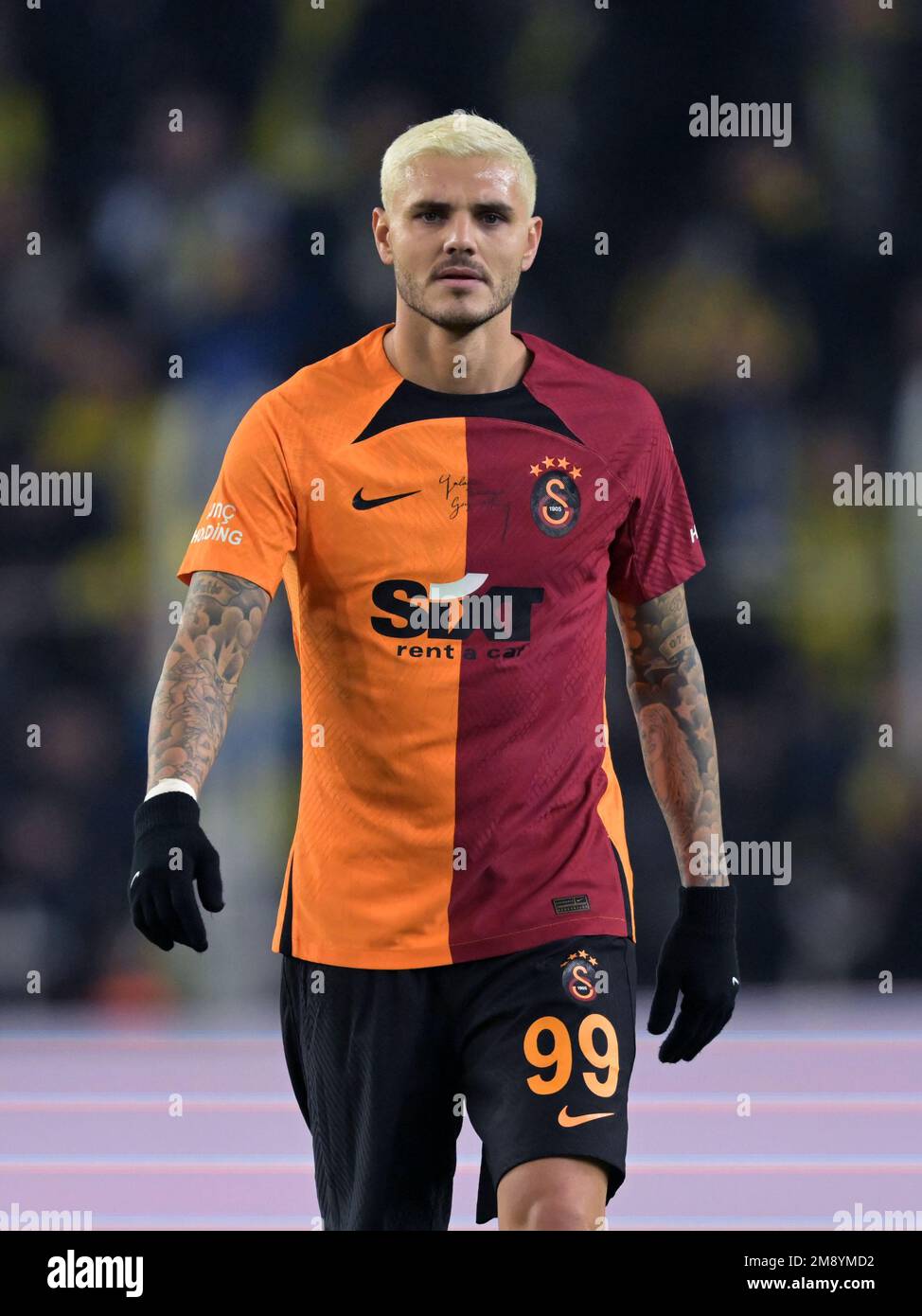 ISTANBUL - Mauro Icardi of Galatasaray AS during the Turkish Super Lig ...
