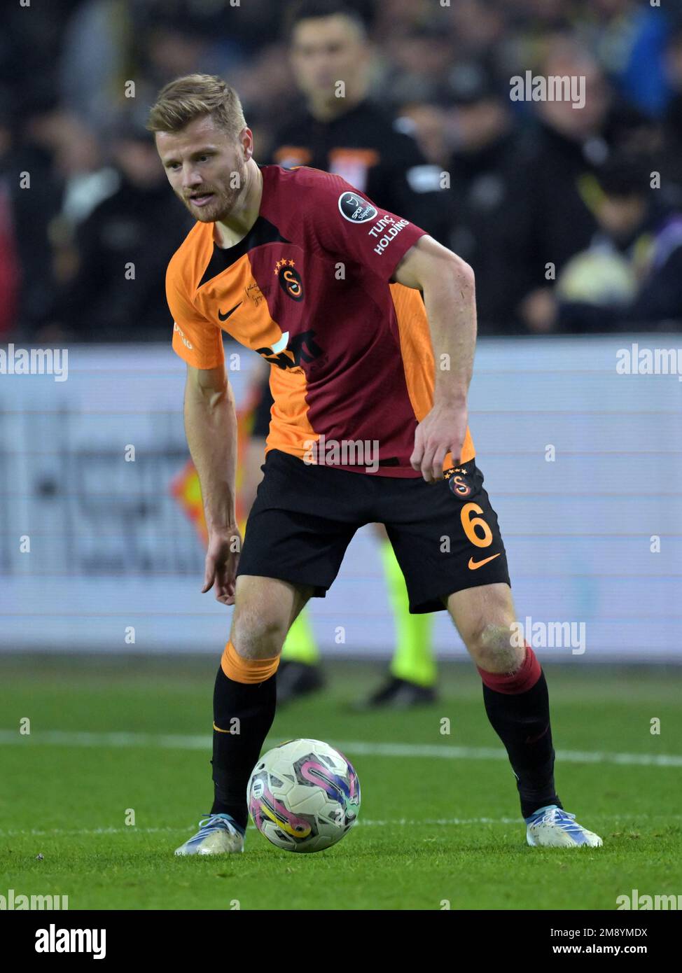 ISTANBUL - Fredrik Midtsjo of Galatasaray AS during the Turkish Super ...