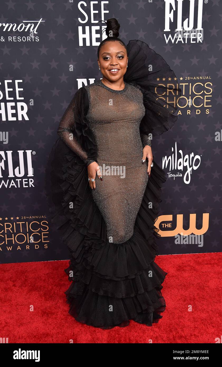 Los Angeles, USA. 15th Jan, 2023. Quinta Brunson arriving at the 28th ...