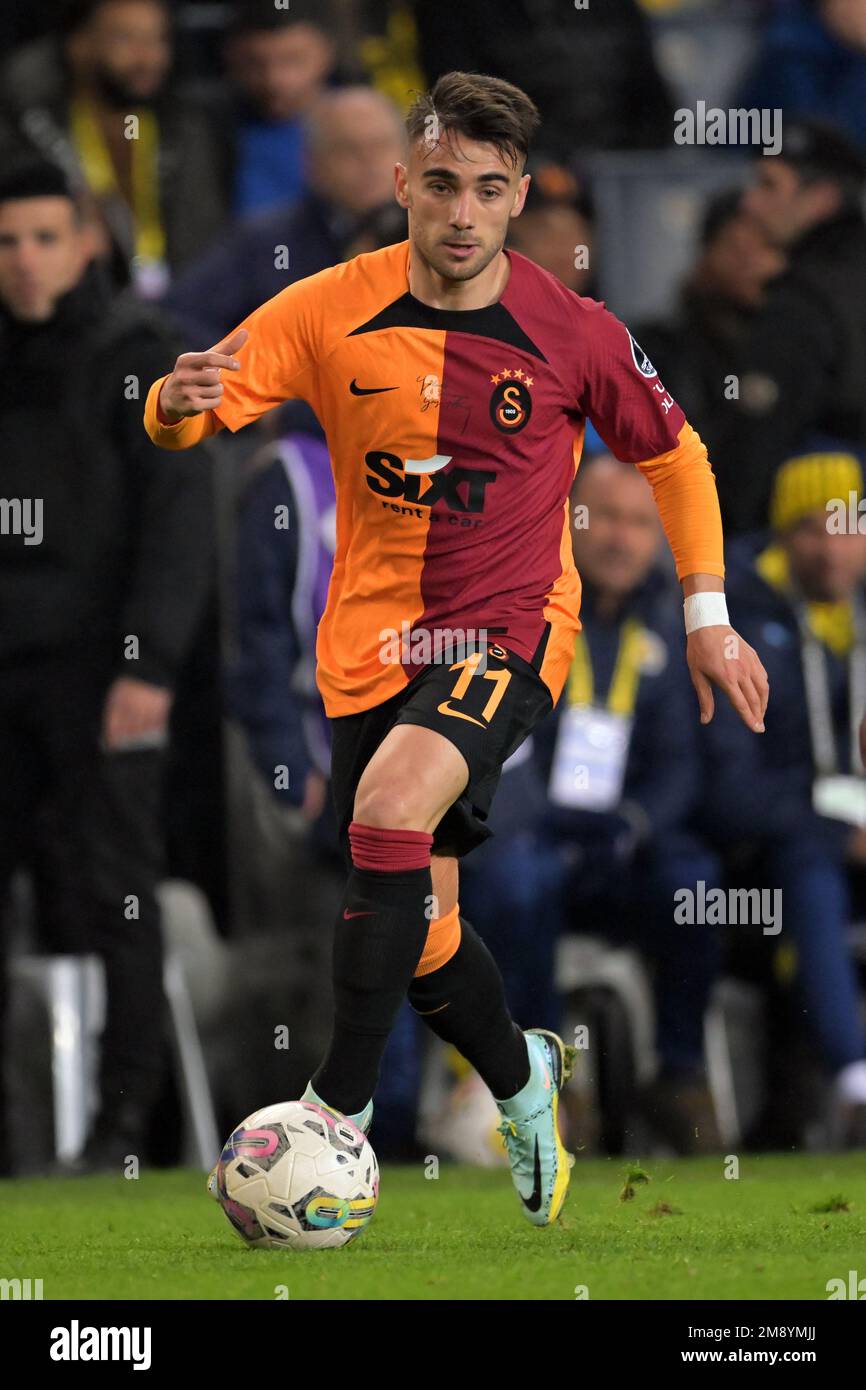 ISTANBUL - Yunus Akgun of Galatasaray AS during the Turkish Super Lig ...