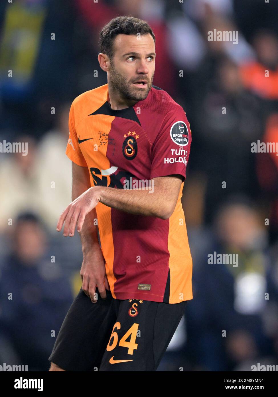 ISTANBUL - Juan Mata of Galatasaray AS during the Turkish Super Lig ...