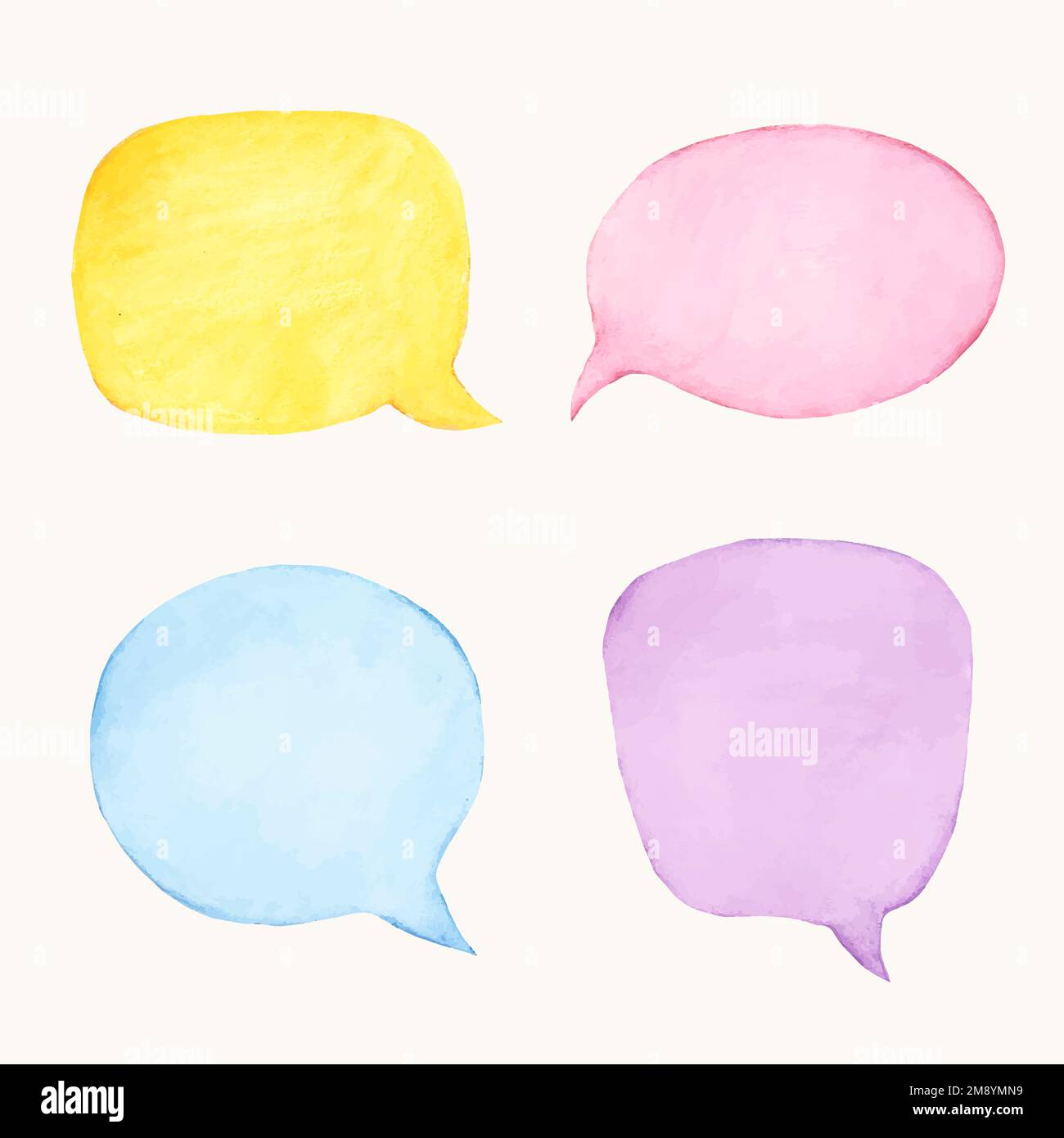 Hand drawn sticker set vector Stock Vector Image & Art - Alamy