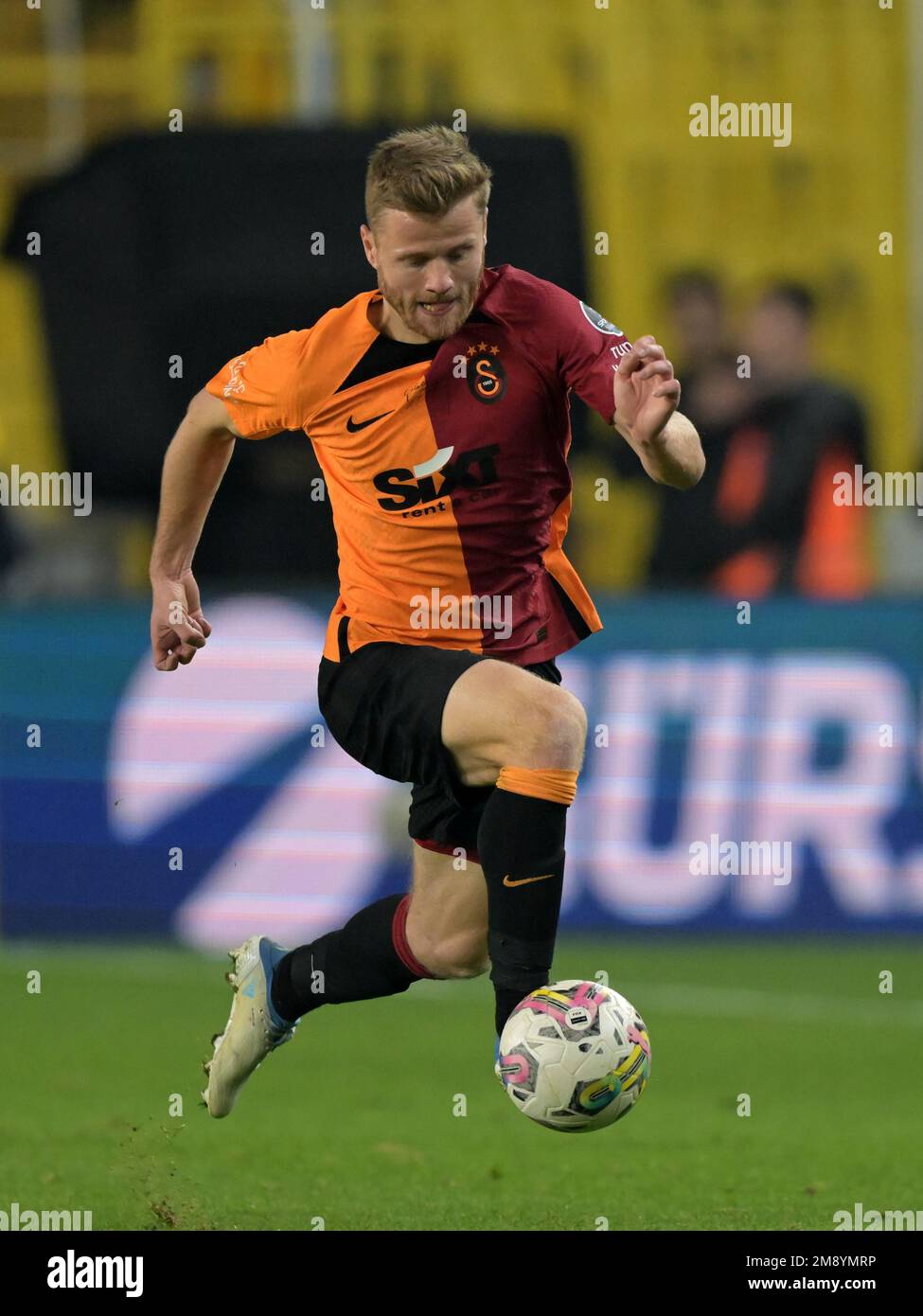 ISTANBUL - Fredrik Midtsjo of Galatasaray AS during the Turkish Super ...