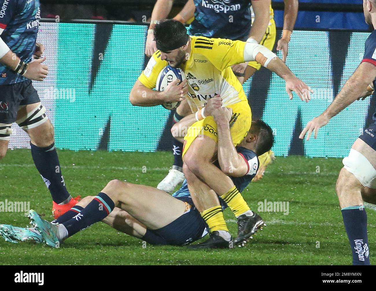 Jules Favre of Stade Rochelais during the Champions Cup, rugby union ...