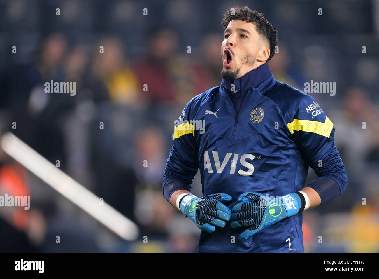 ISTANBUL - Fenerbahce SK goalkeeper Altay Bayindir during the Turkish ...