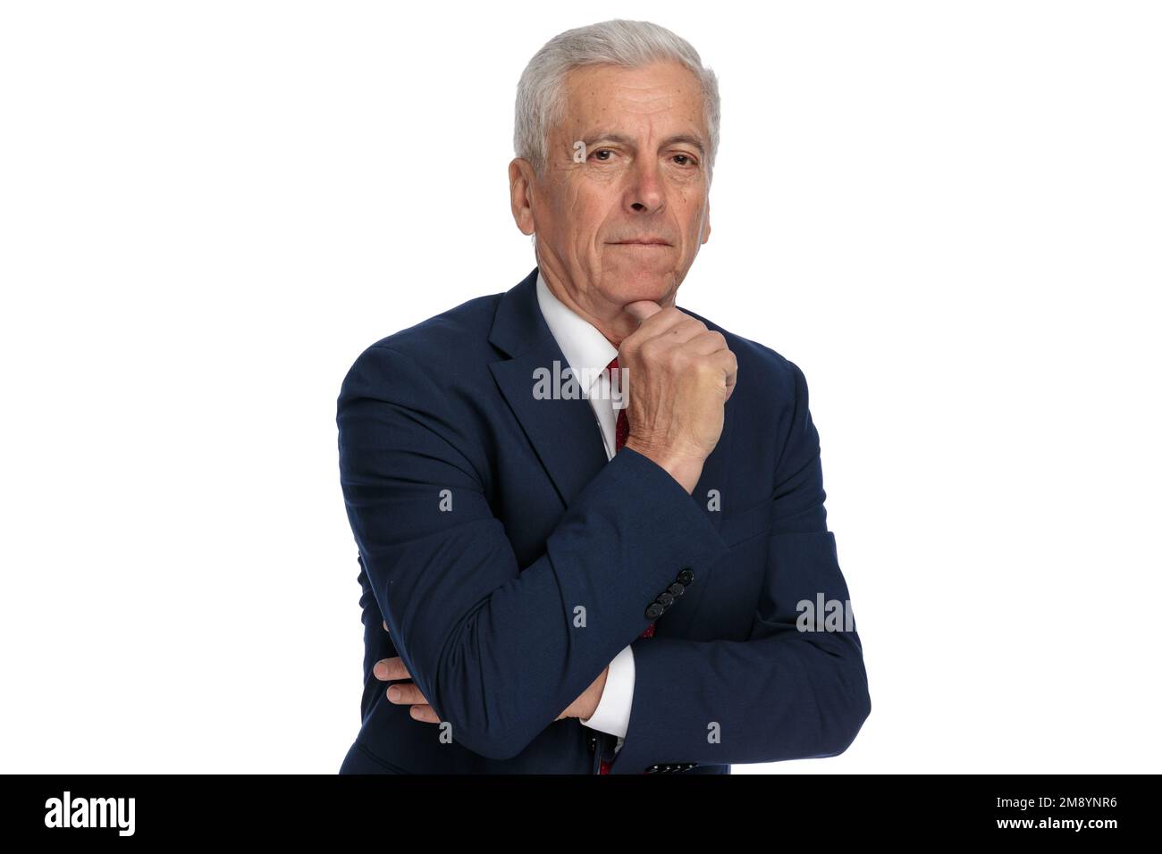 Man scratching his chin hi-res stock photography and images - Alamy