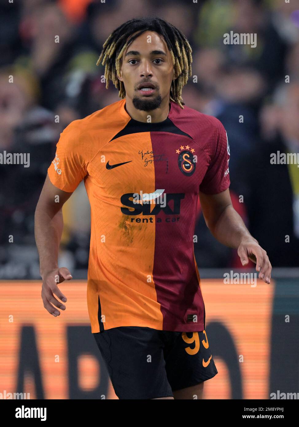 ISTANBUL - Sacha Boey of Galatasaray AS during the Turkish Super Lig ...