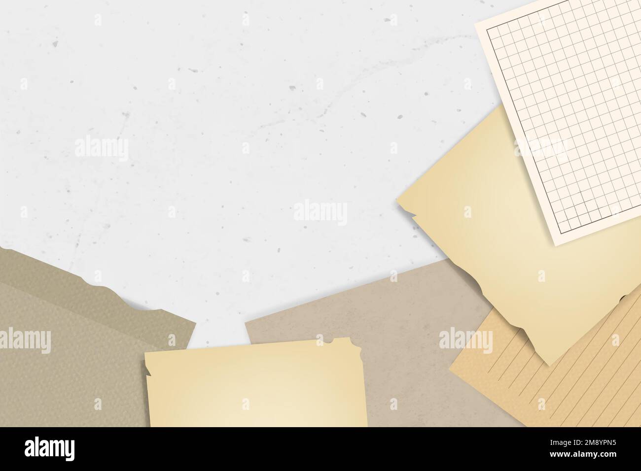 Orange ripped note collection vector Stock Vector Image & Art - Alamy