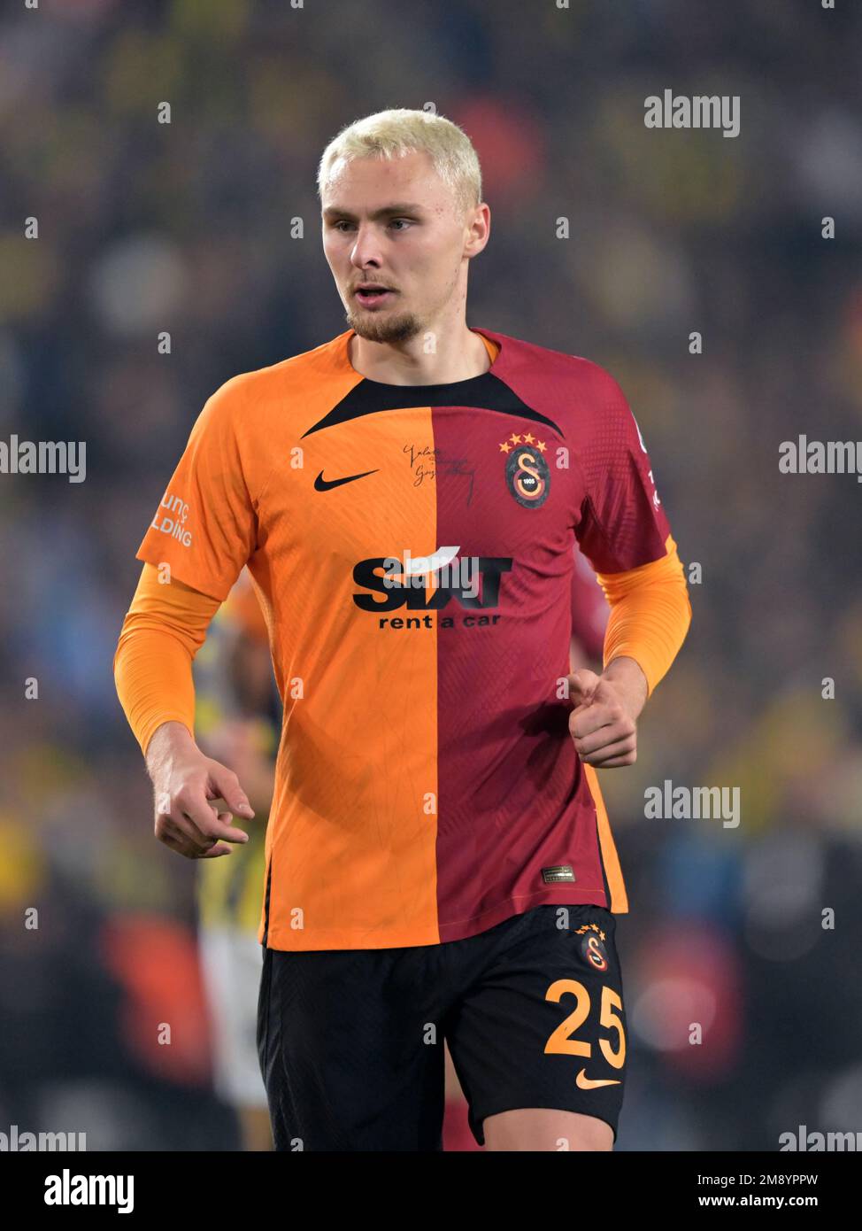 ISTANBUL - Victor Nelsson of Galatasaray AS during the Turkish Super ...