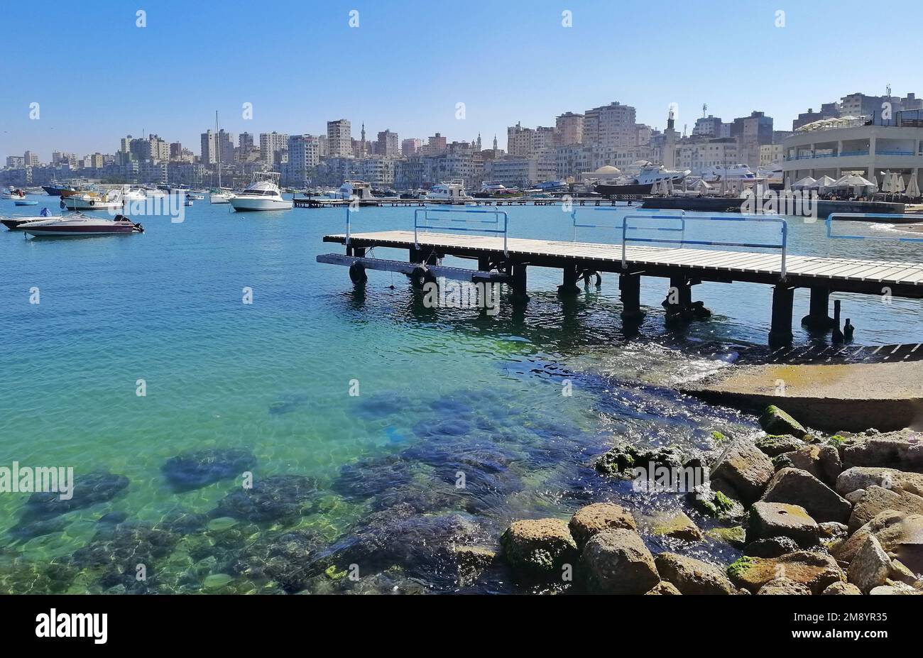 Egypt alexandria city aerial hi-res stock photography and images - Alamy