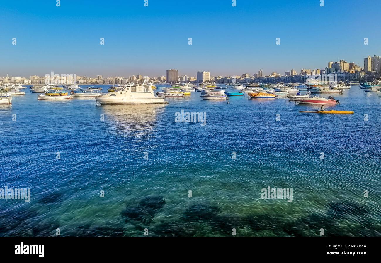 Egypt alexandria city aerial view hi-res stock photography and images ...