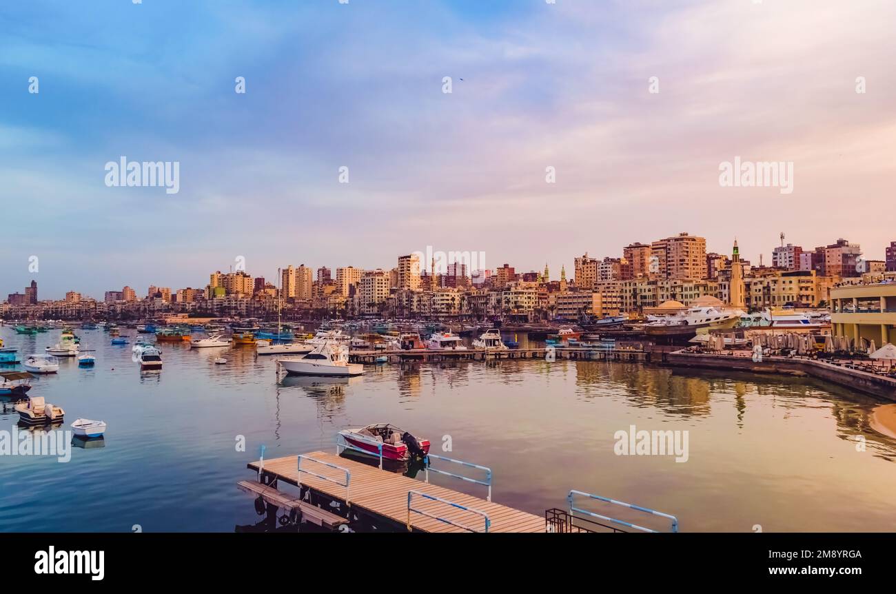 Egypt alexandria city aerial view hi-res stock photography and images ...