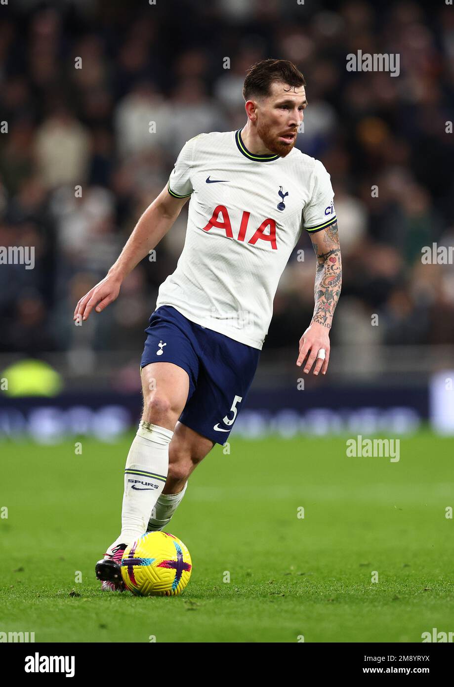 London, UK. 15th Jan, 2023. Pierre-Emile Hojbjerg of Tottenham during ...