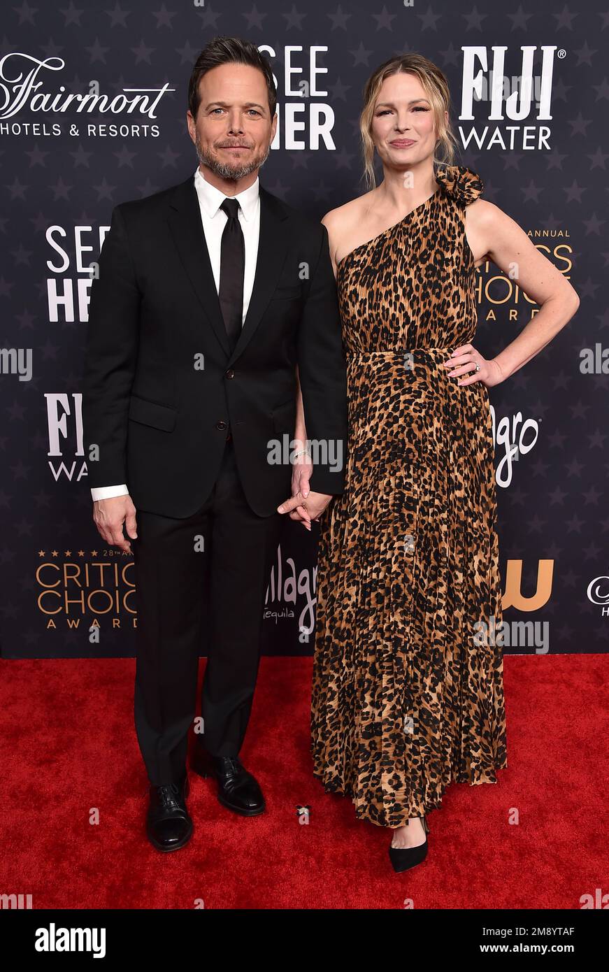 Los Angeles, USA. 15th Jan, 2023. Scott Wolf and Kelley Wolf arriving ...