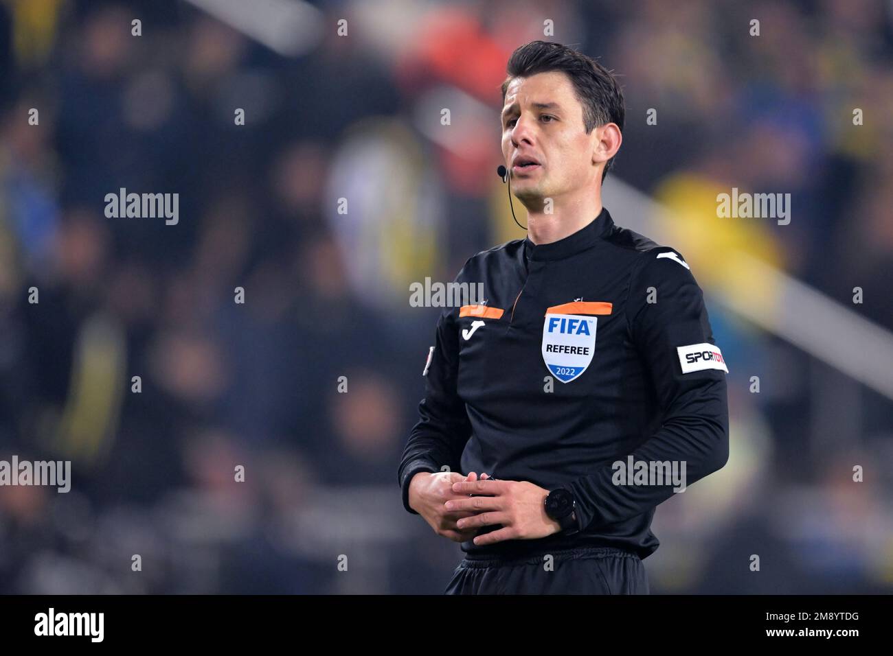 ISTANBUL - Referee Halil Umut Meler during the Turkish Super Lig match ...