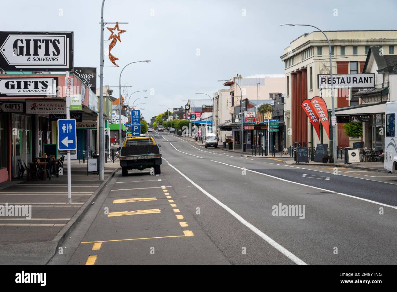 High Street, Dannevirke, Tararua Distirct, North Island, New Zealand ...