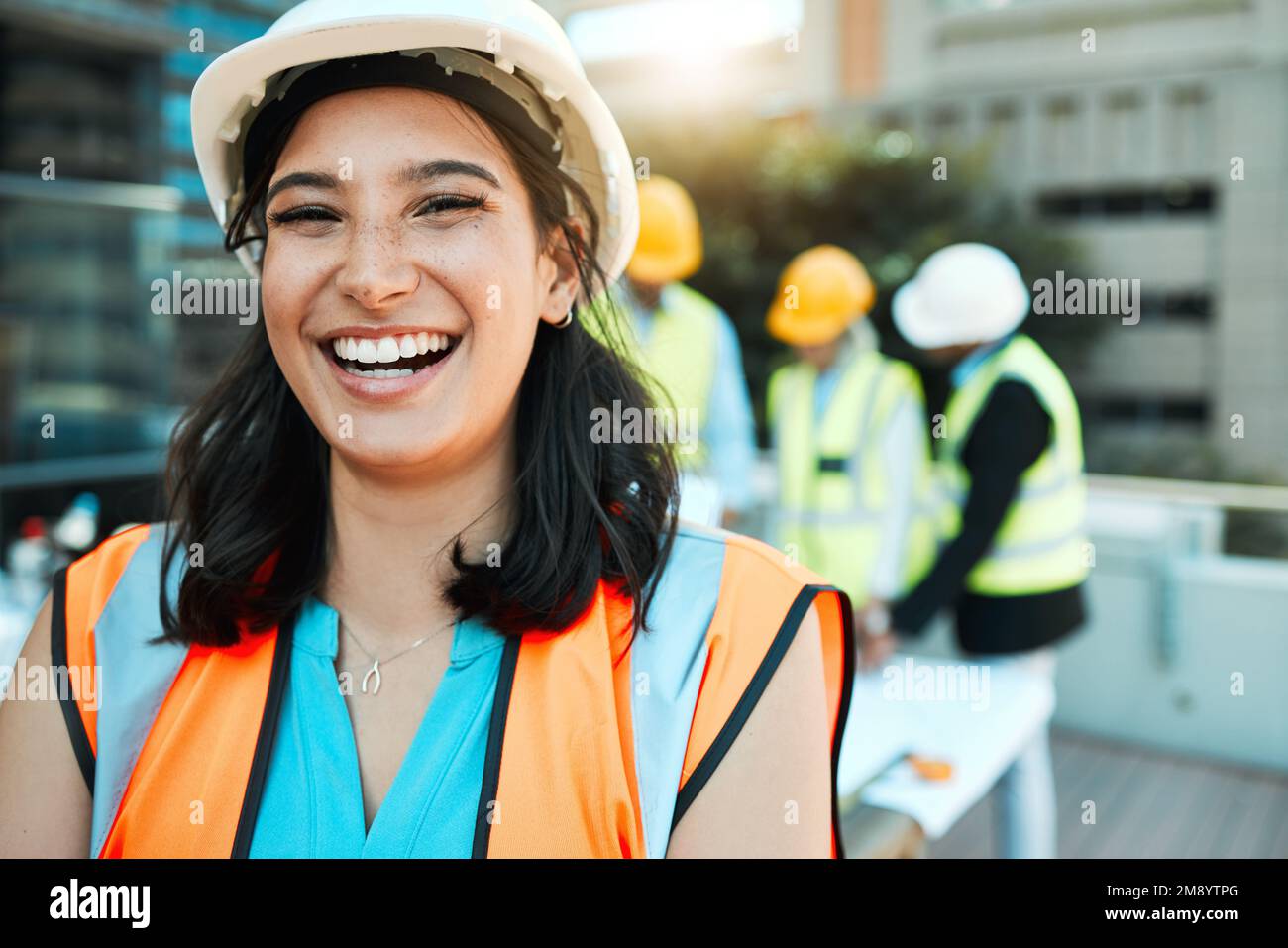 We can build anything. an attractive young contractor standing outside ...