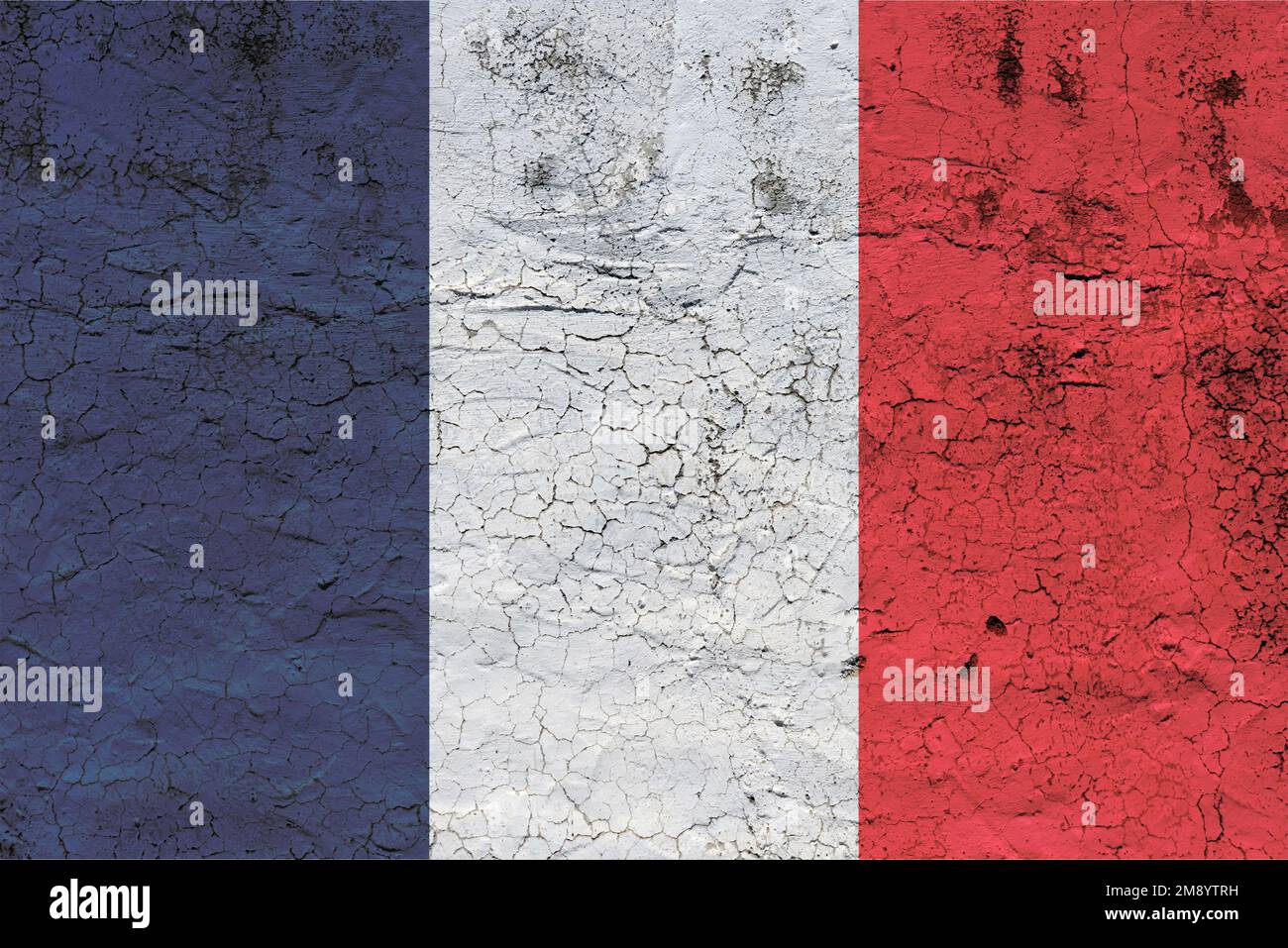 Flag of France. France independence day celebration card with colorful ...