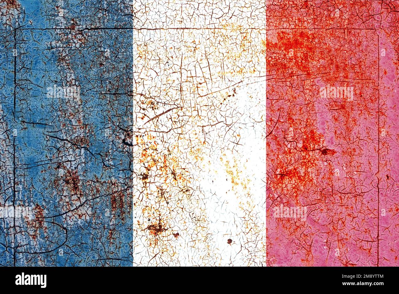 Flag of France. France independence day celebration card with colorful ...