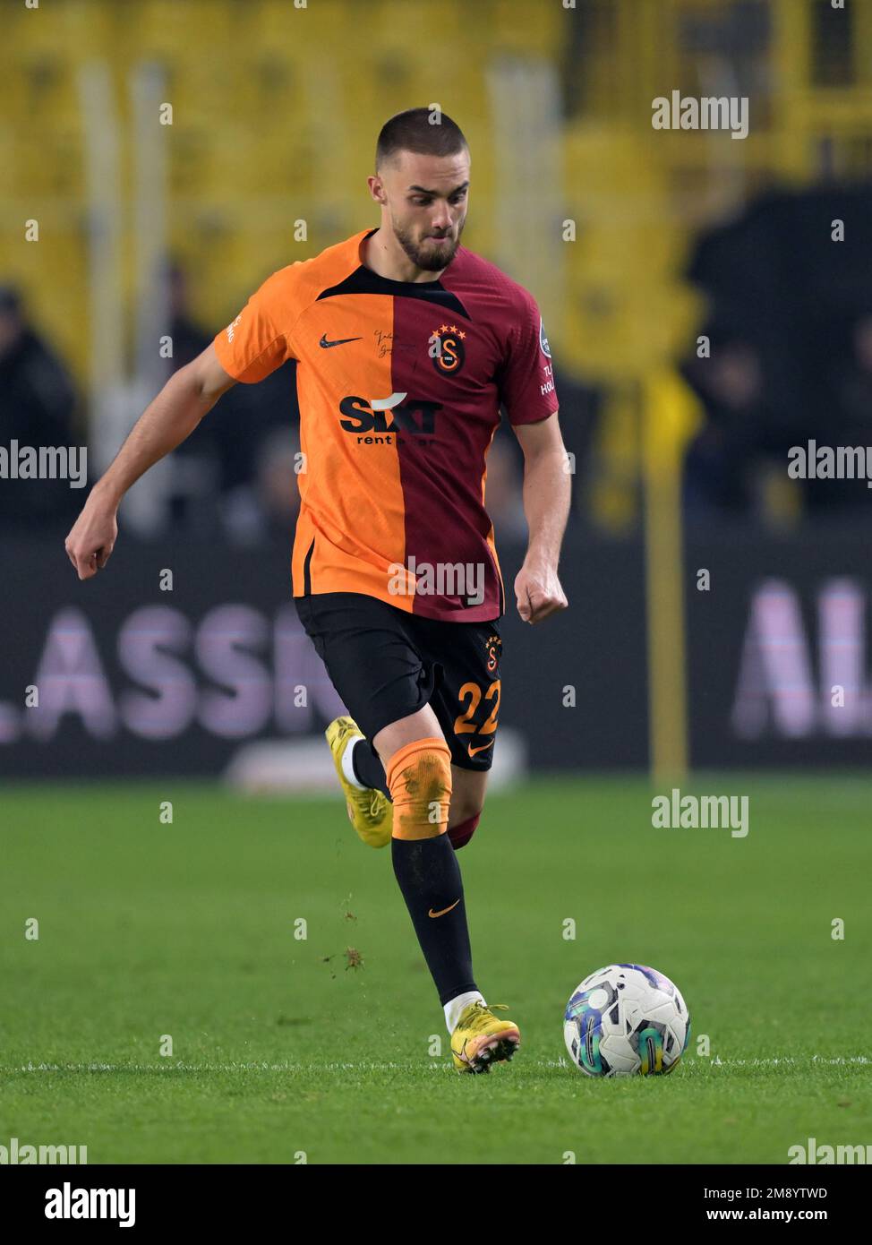 ISTANBUL - Berkan Kutlu of Galatasaray AS during the Turkish Super Lig ...