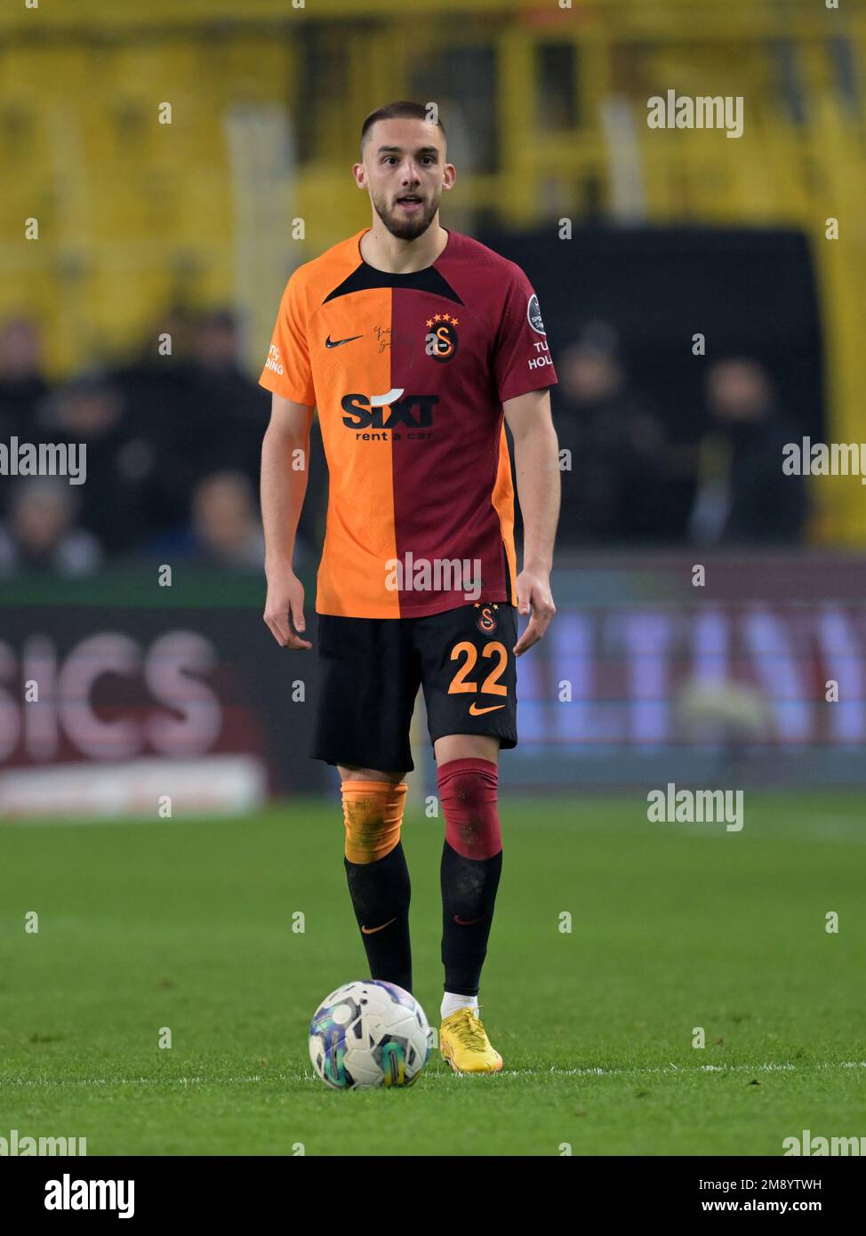 ISTANBUL - Berkan Kutlu of Galatasaray AS during the Turkish Super Lig ...