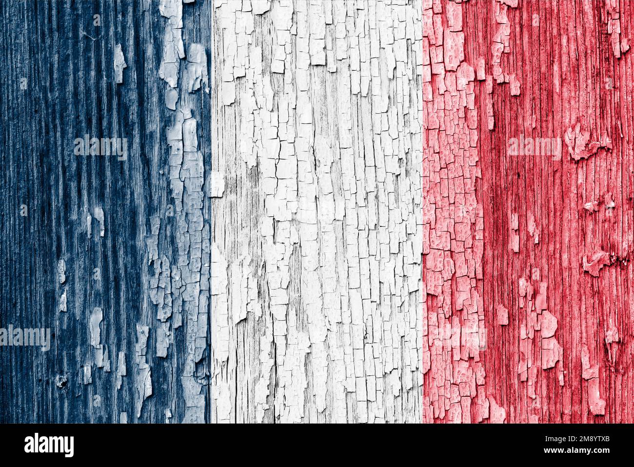 Flag of France. France independence day celebration card with colorful ...