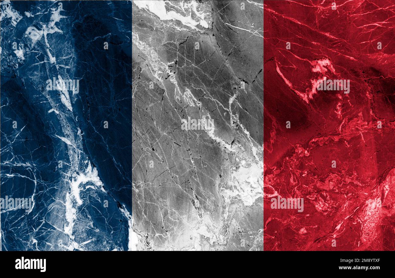 Flag of France. France independence day celebration card with colorful ...