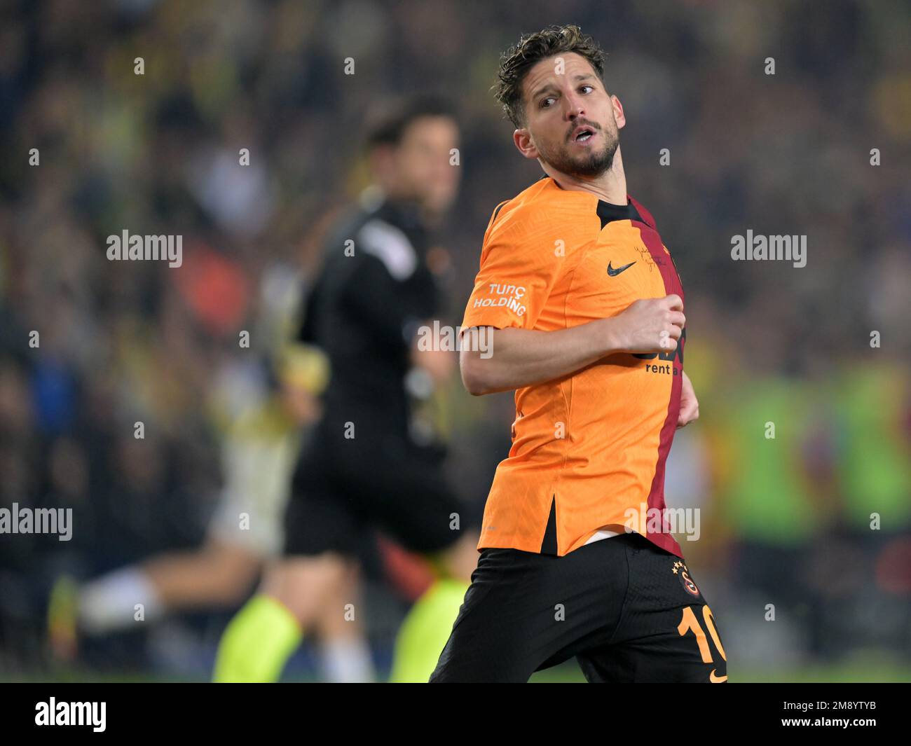 ISTANBUL - Dries Mertens of Galatasaray AS during the Turkish Super Lig ...