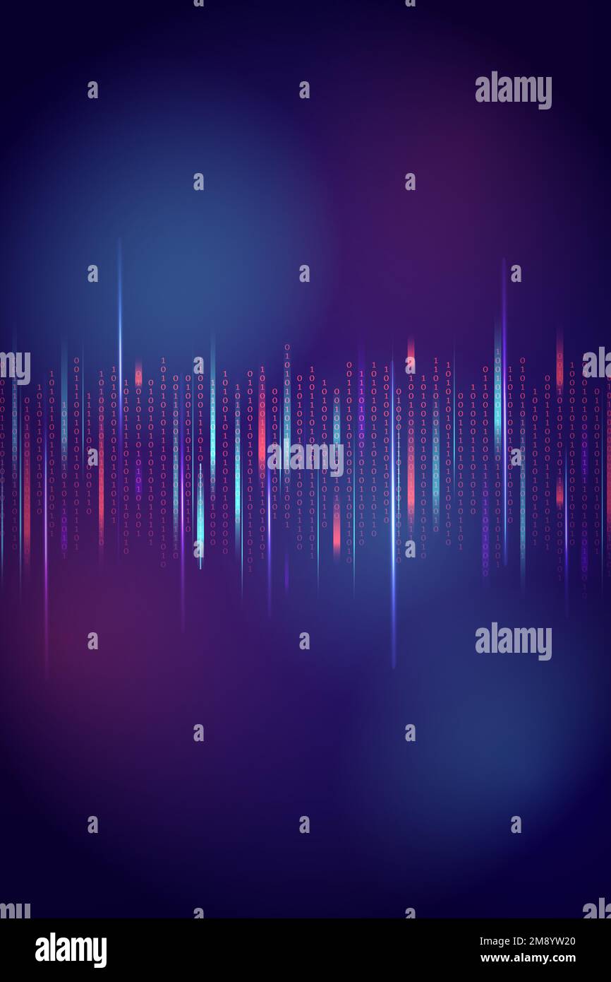Stream Of Binary Code Design Vector Stock Vector Image And Art Alamy