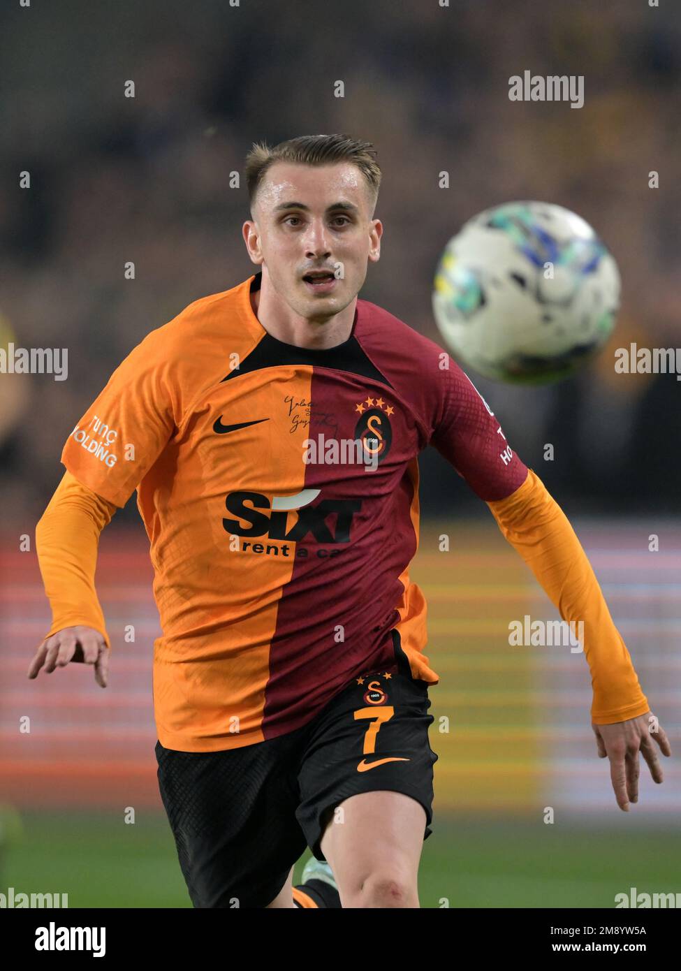 ISTANBUL - Keren Akturkoglu of Galatasaray AS during the Turkish Super ...